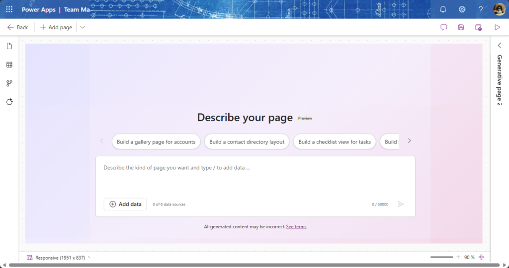 First Look at Generative Pages - Aric Levin Digital Transformation Blog